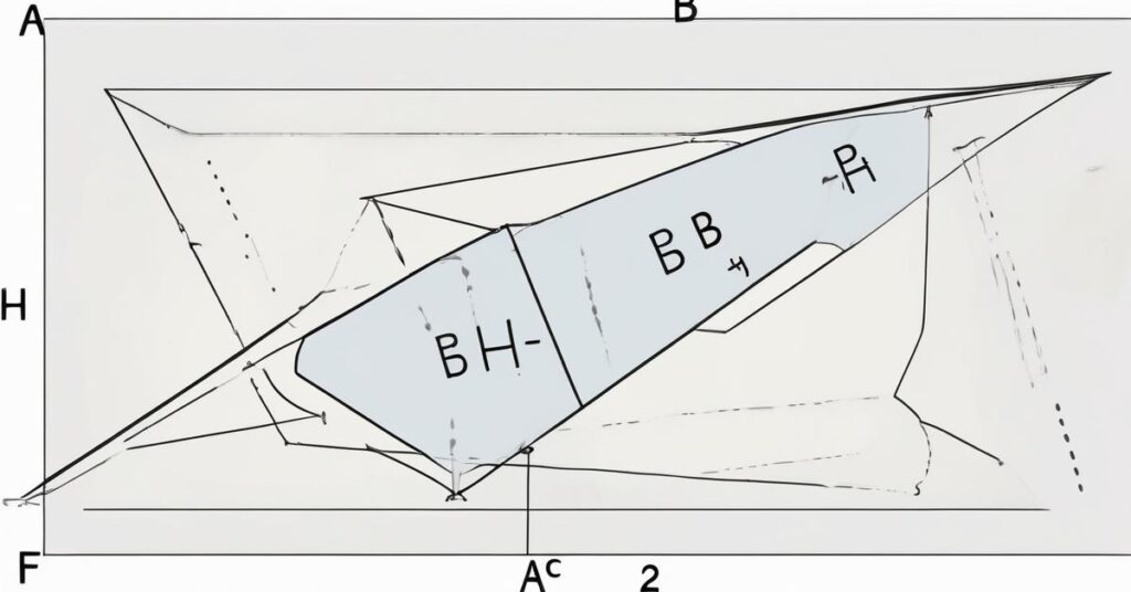 Wzór na pole trapezu prostokątnego - Obliczanie pola